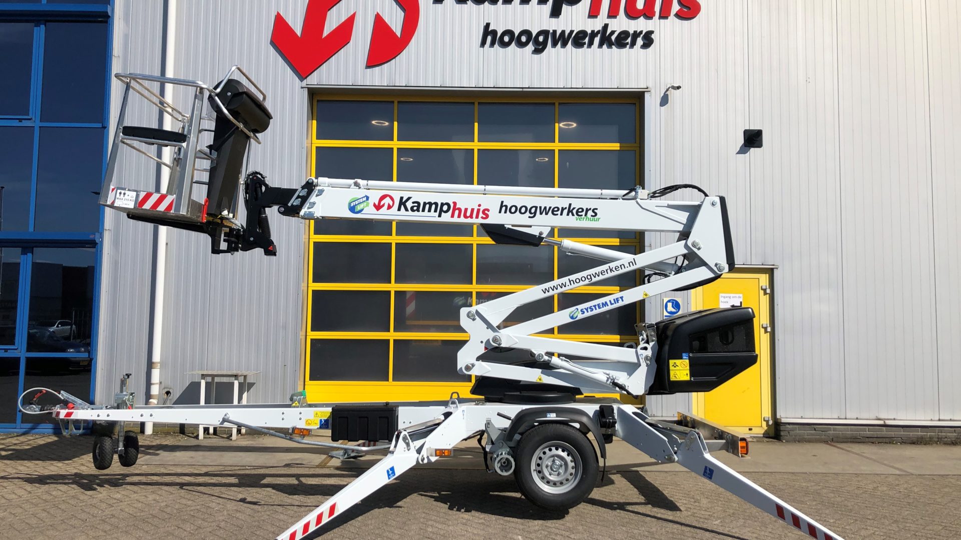 Aanhanger Hoogwerker 16 meter - Kamphuis Hoogwerkers B.V